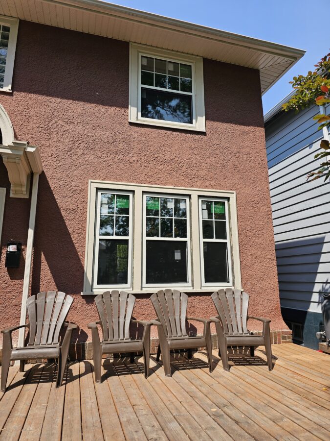 Hung Windows with Double-Ladder Grilles. Winnipeg, June 2025 - Ecoline ...